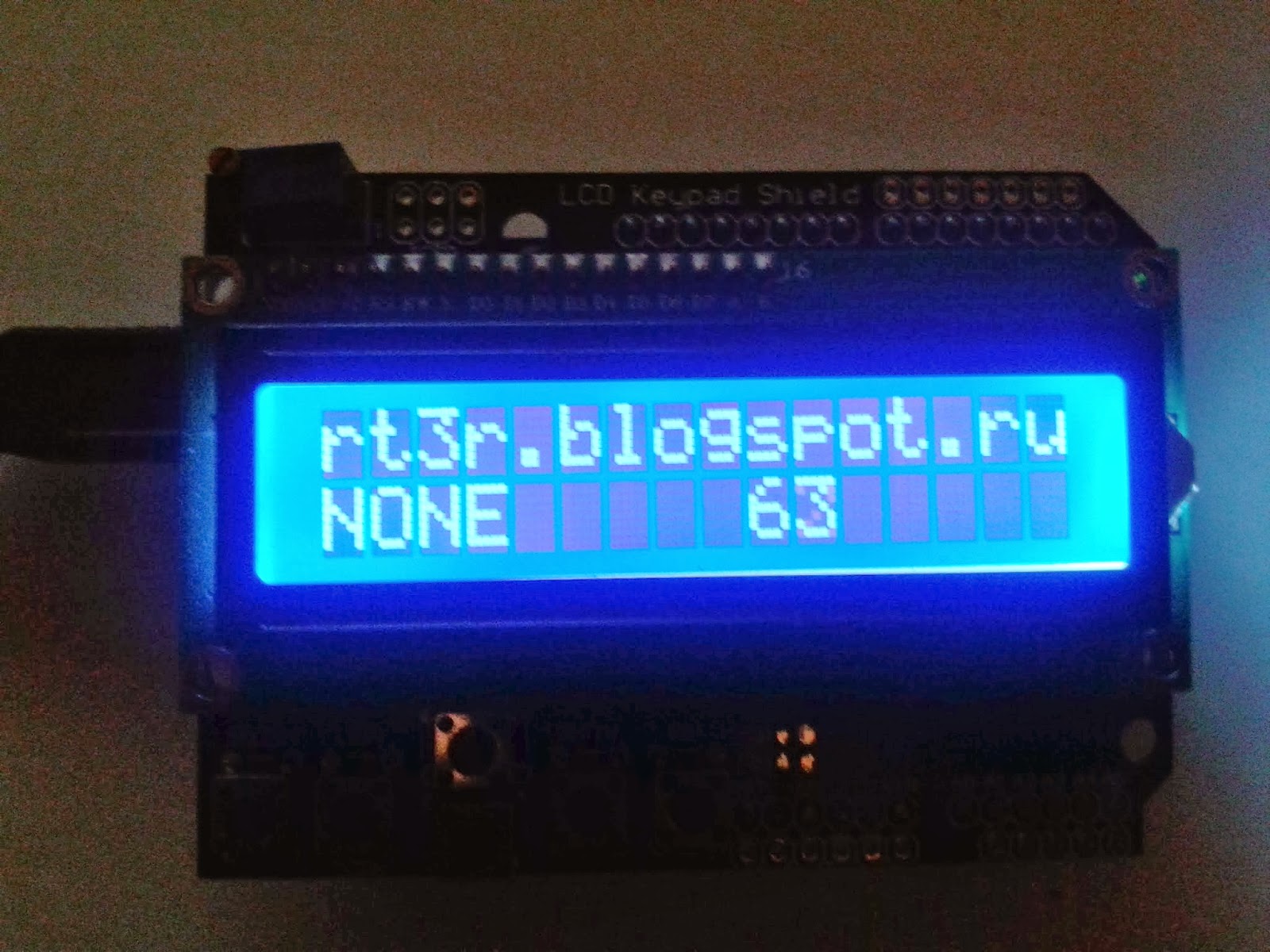 Linux And Hamradio Lcd Keypad Shield For Arduino