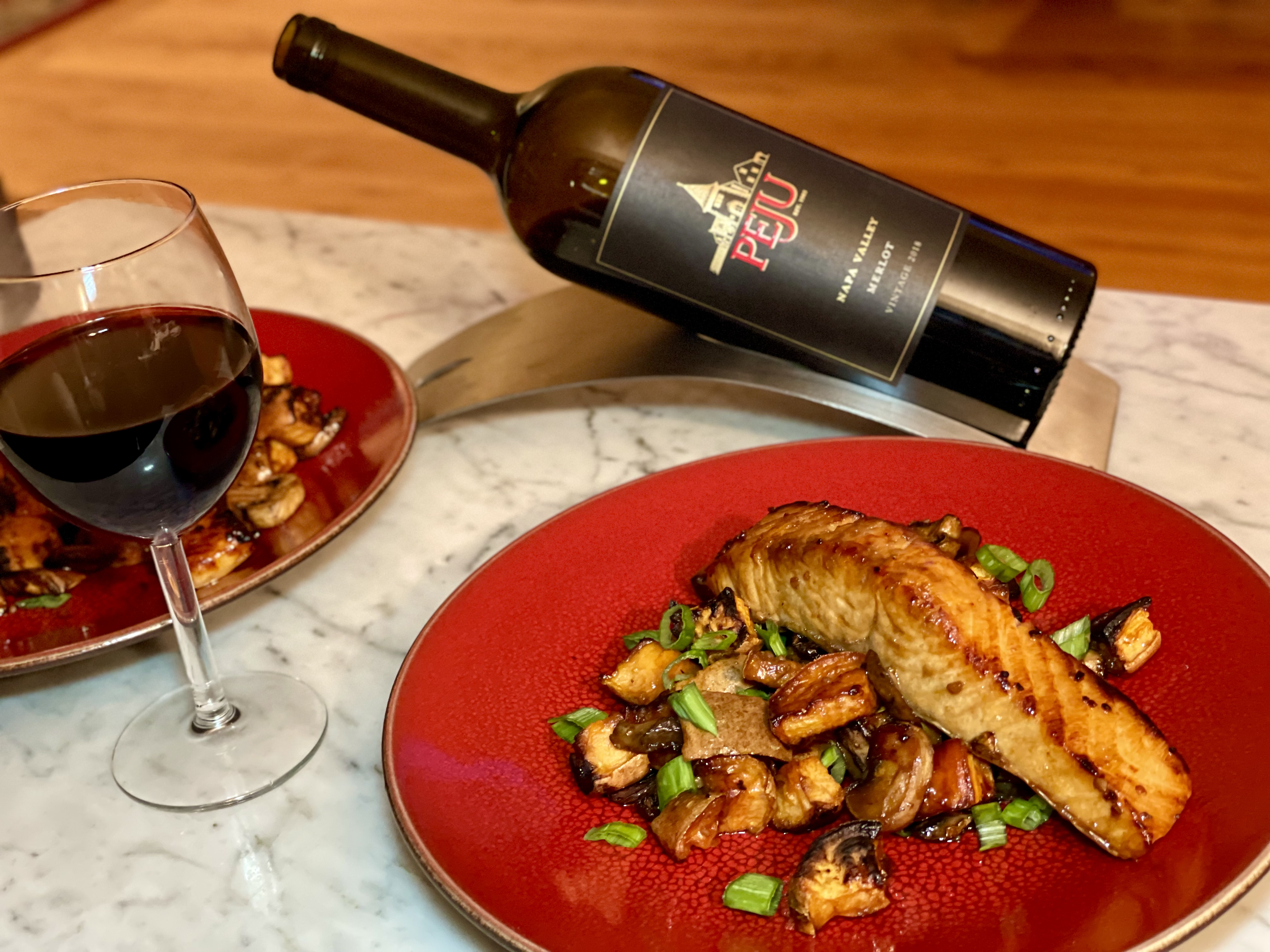 Experiments with Salmon and Merlot (#MerlotMe, #WinePW) | Somm's Table