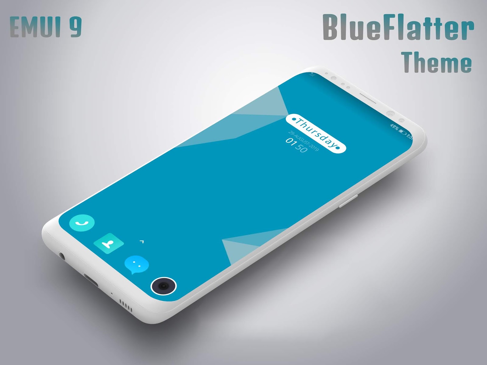 Blue Flutter Theme for EMUI 9 [Must Try]