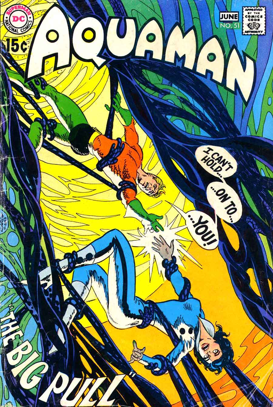 Aquaman #51 - Neal Adams art - Pencil Ink