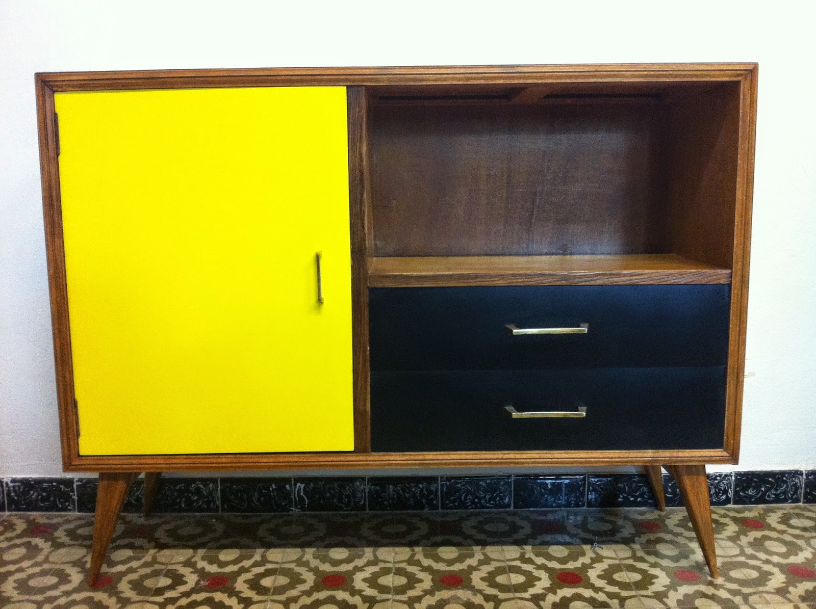 decoración vintage, antiguitats-baraturantic: cómoda vintage