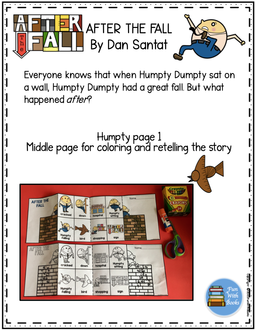 AFTER THE FALL BOOK CRAFT ~ Book Units by Lynn