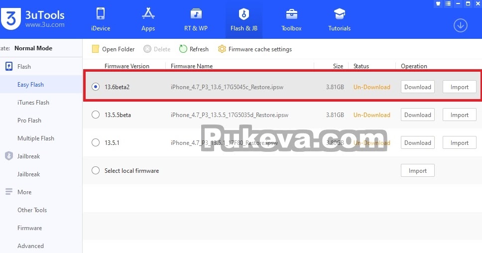 Cara Downgrade Install IOS Dan IPadOS Versi Beta Menggunakan 3uTools ...