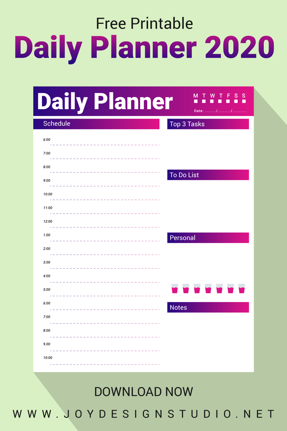 Free Printable Daily Planner Template Pdf Free Download Free Printable Daily Planner Template Pdf Free Download