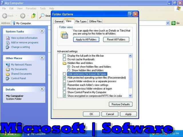File explorer how to view file types - suvse