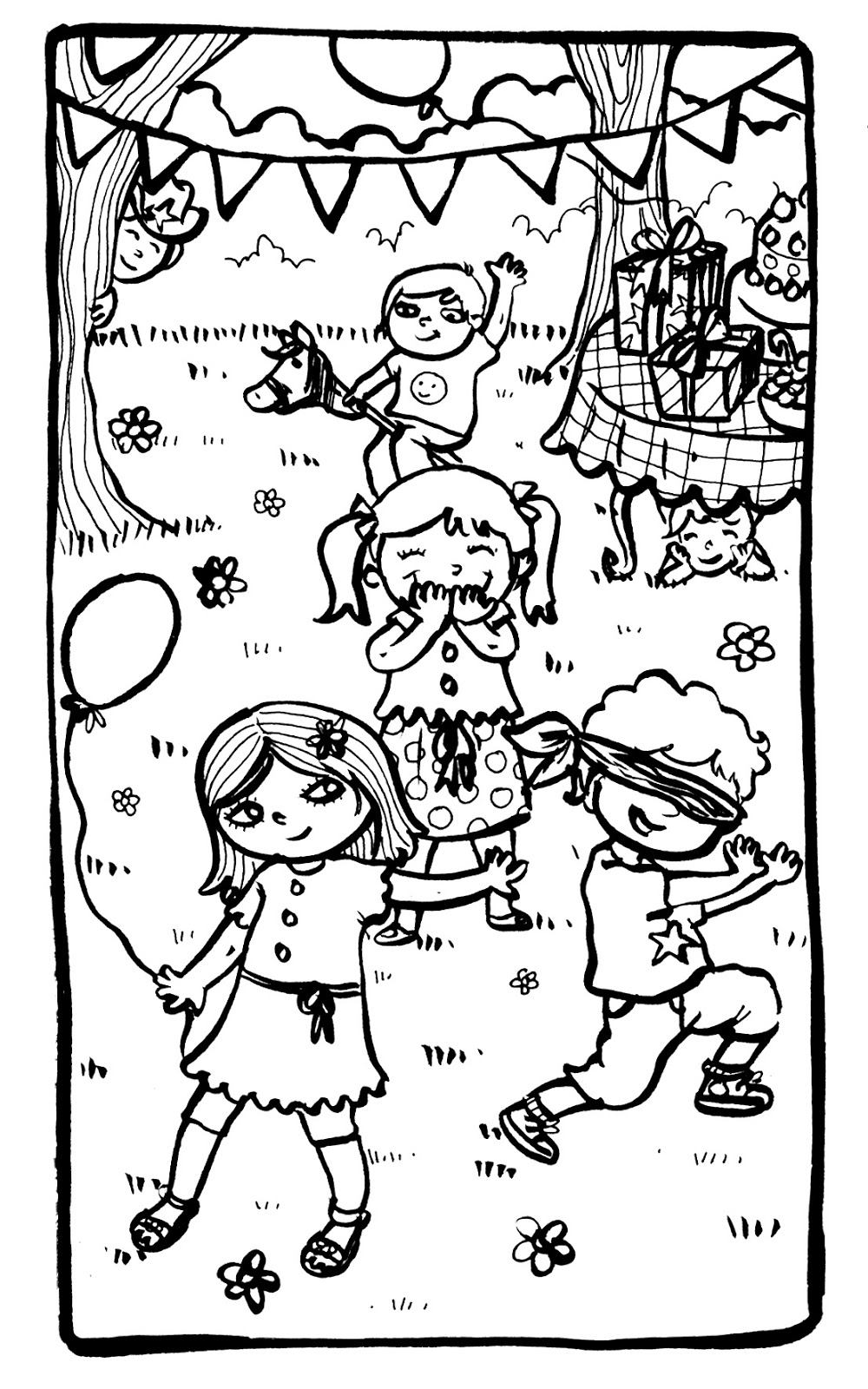 marion de castillon: Coloriage du mercredi : Colin Maillard marion de castillon: Coloriage du mercredi : Colin Maillard