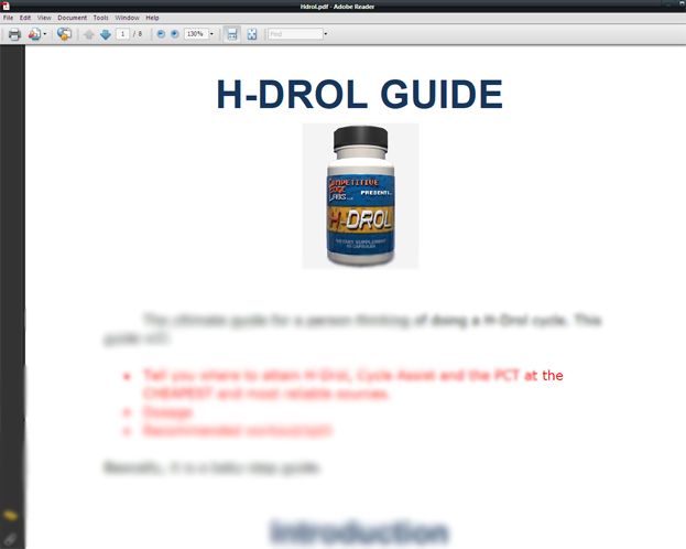H-Drol Log: H-Drol Guide