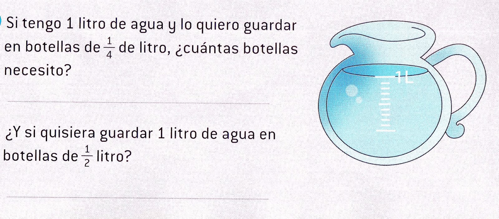 ...Aula Seño Sory...: Medidas de capacidad. El litro