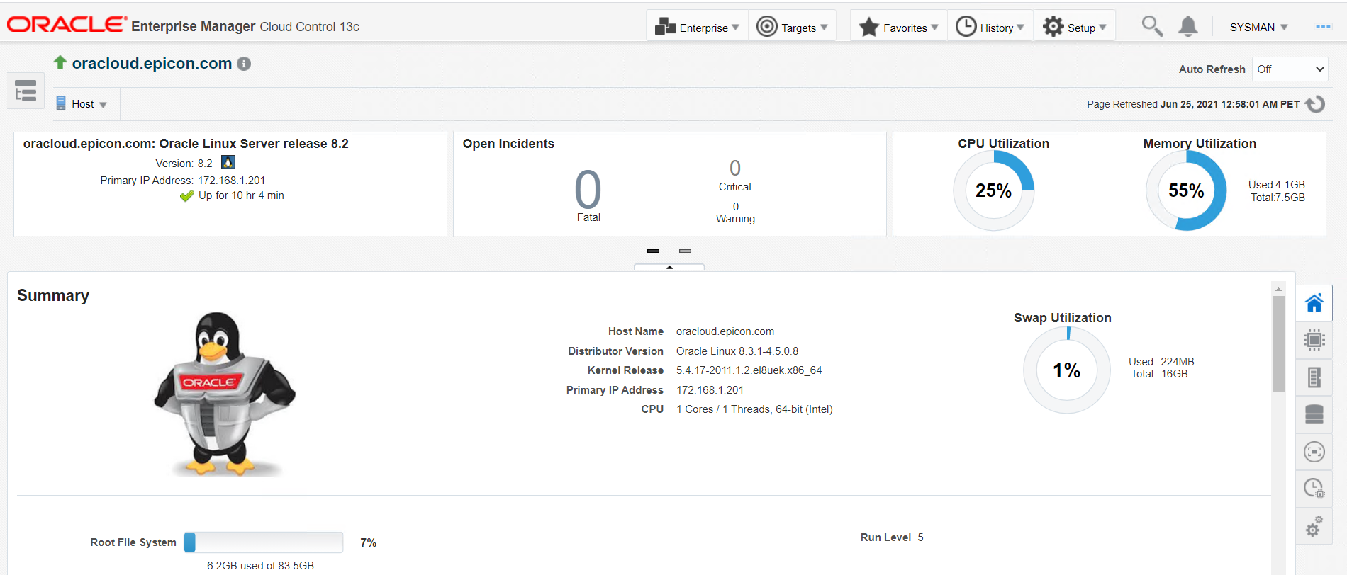 Enterprise Manager Cloud Control 13c