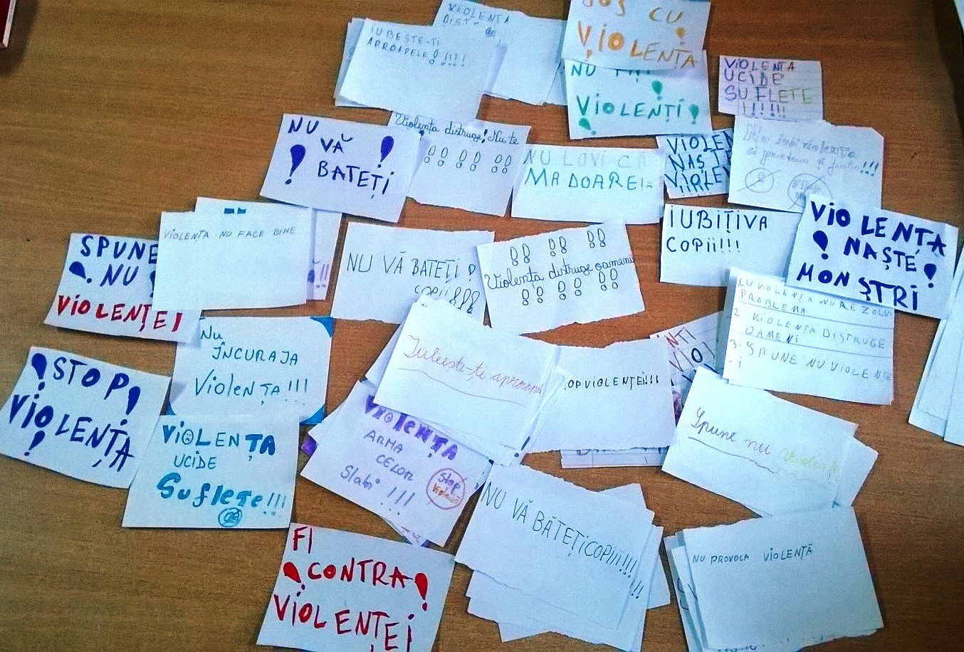 campanie antiviolenta- activitati din campanie