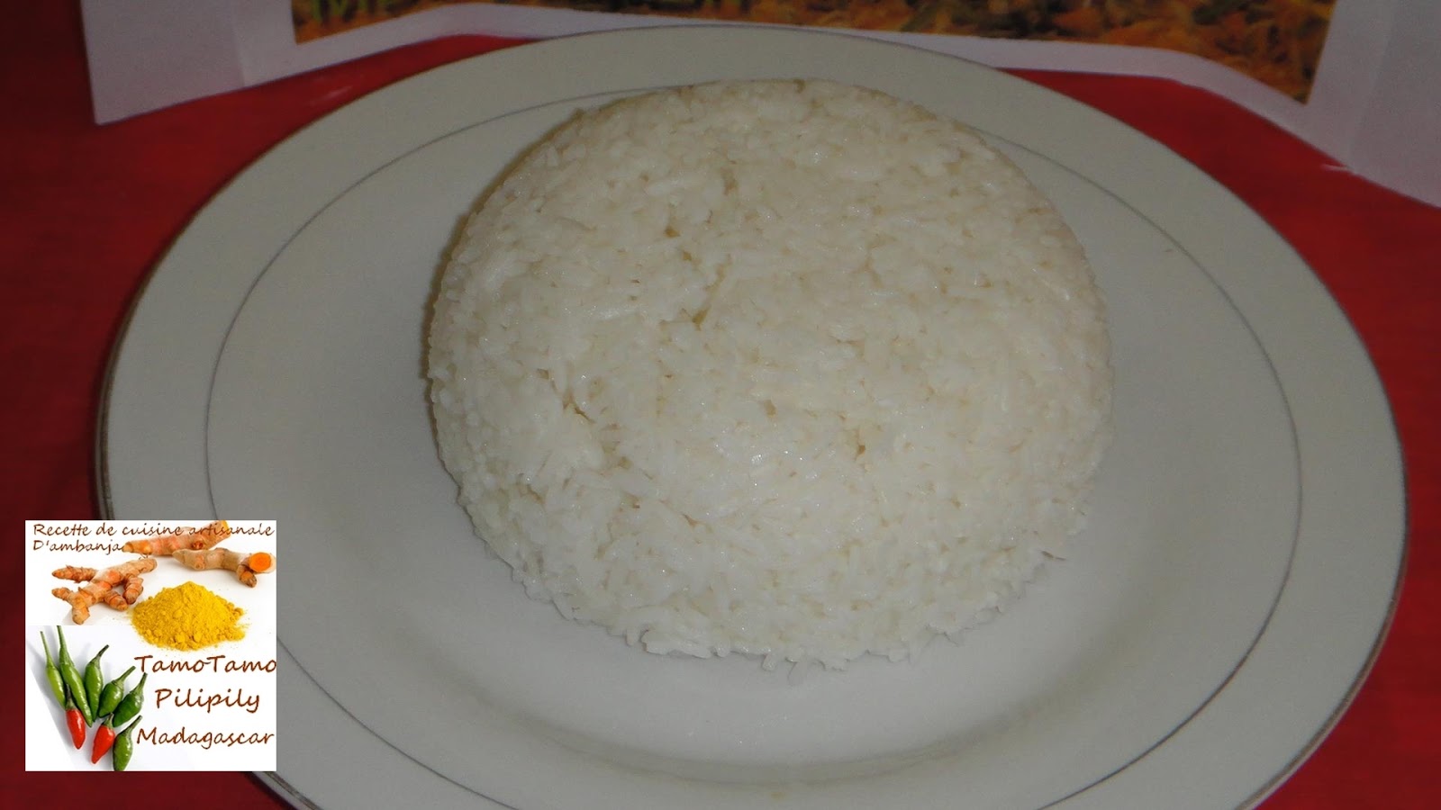 Cuisine artisanale d'Ambanja ( Madagascar ): Le riz blanc