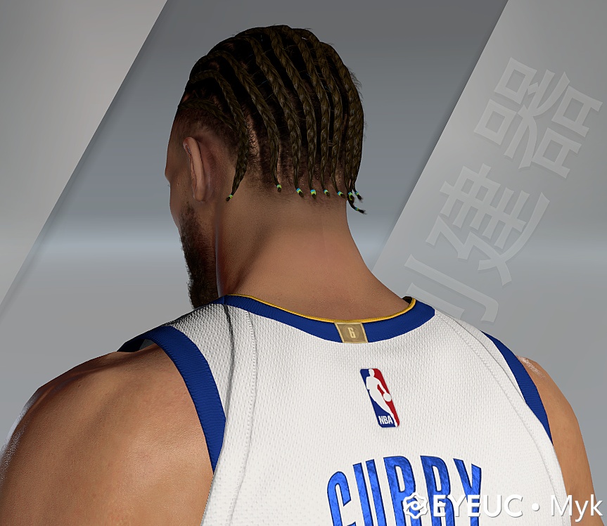 Stephen Curry Cyberface, Hair Braid and Body Model Red Mouthguard By ...