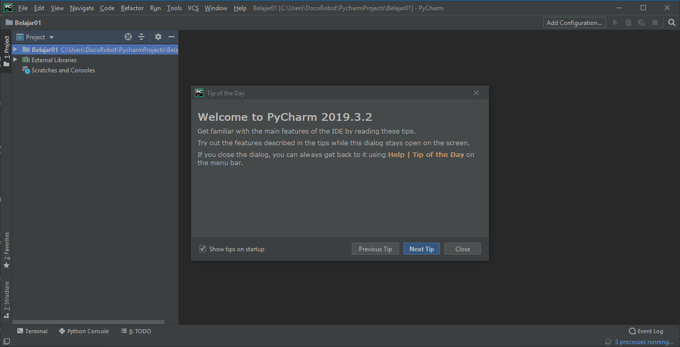 [PYTHON PART #01] INSTALL PYTHON DAN PYCHARM