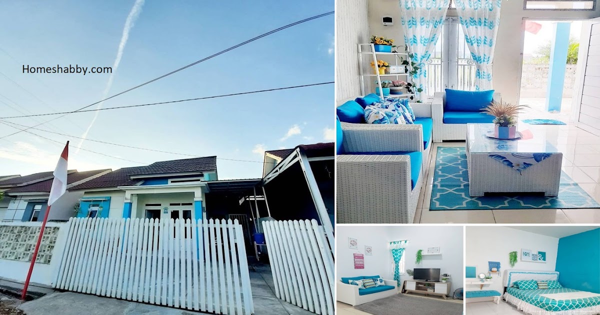 Charming, Home With Impressive All-Blue Interior ~ Homeshabby.com ...