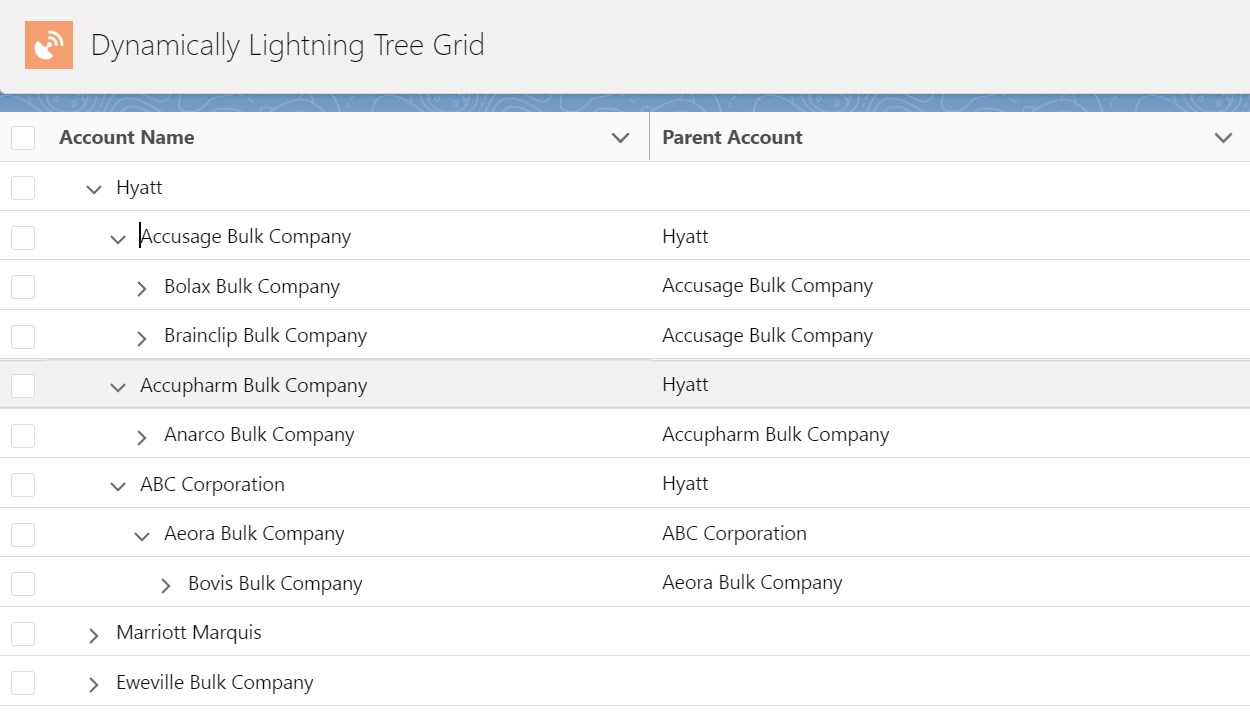 Lazy loading in Lightning Tree Grid LWC - example with Account hierarchy Lazy loading in Lightning Tree Grid LWC - example with Account hierarchy