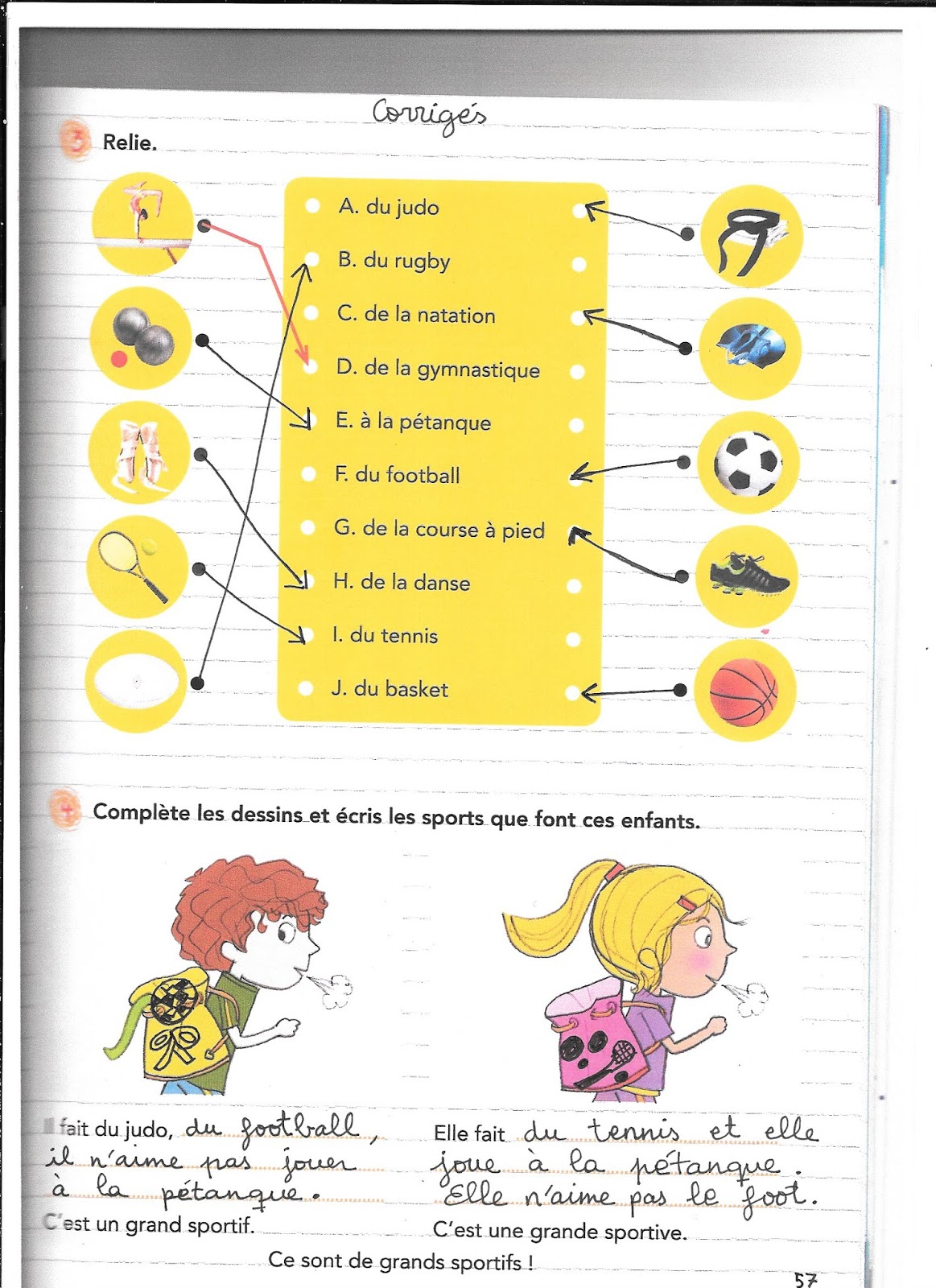 3º DE PRIMARIA: FRANCÉS
