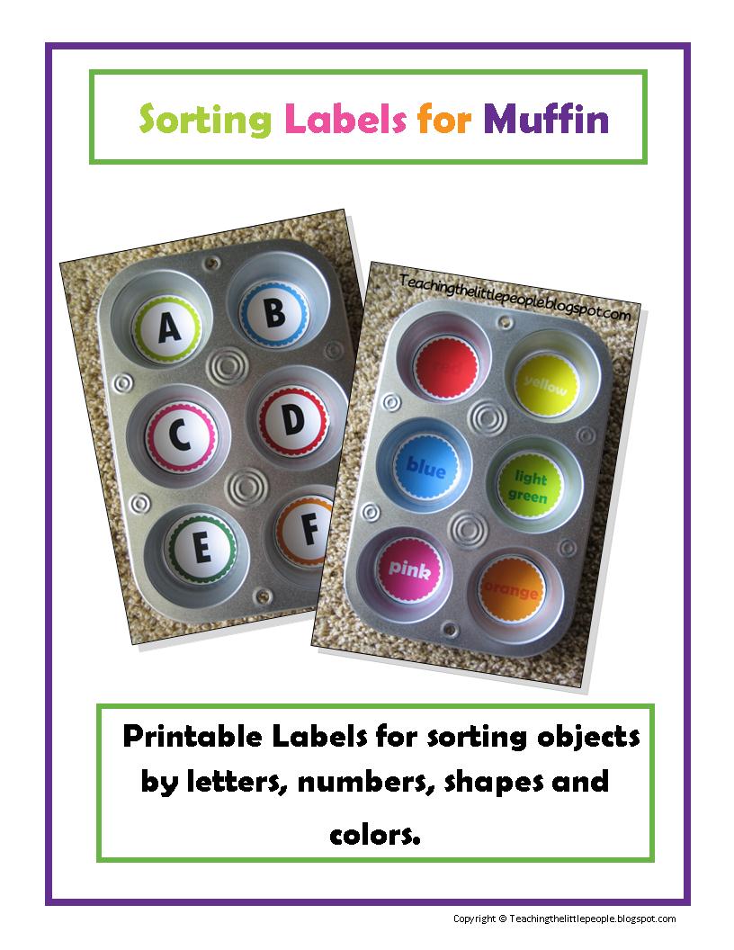 Teaching The Little People: Muffin Tin Labels on the Store Shelves