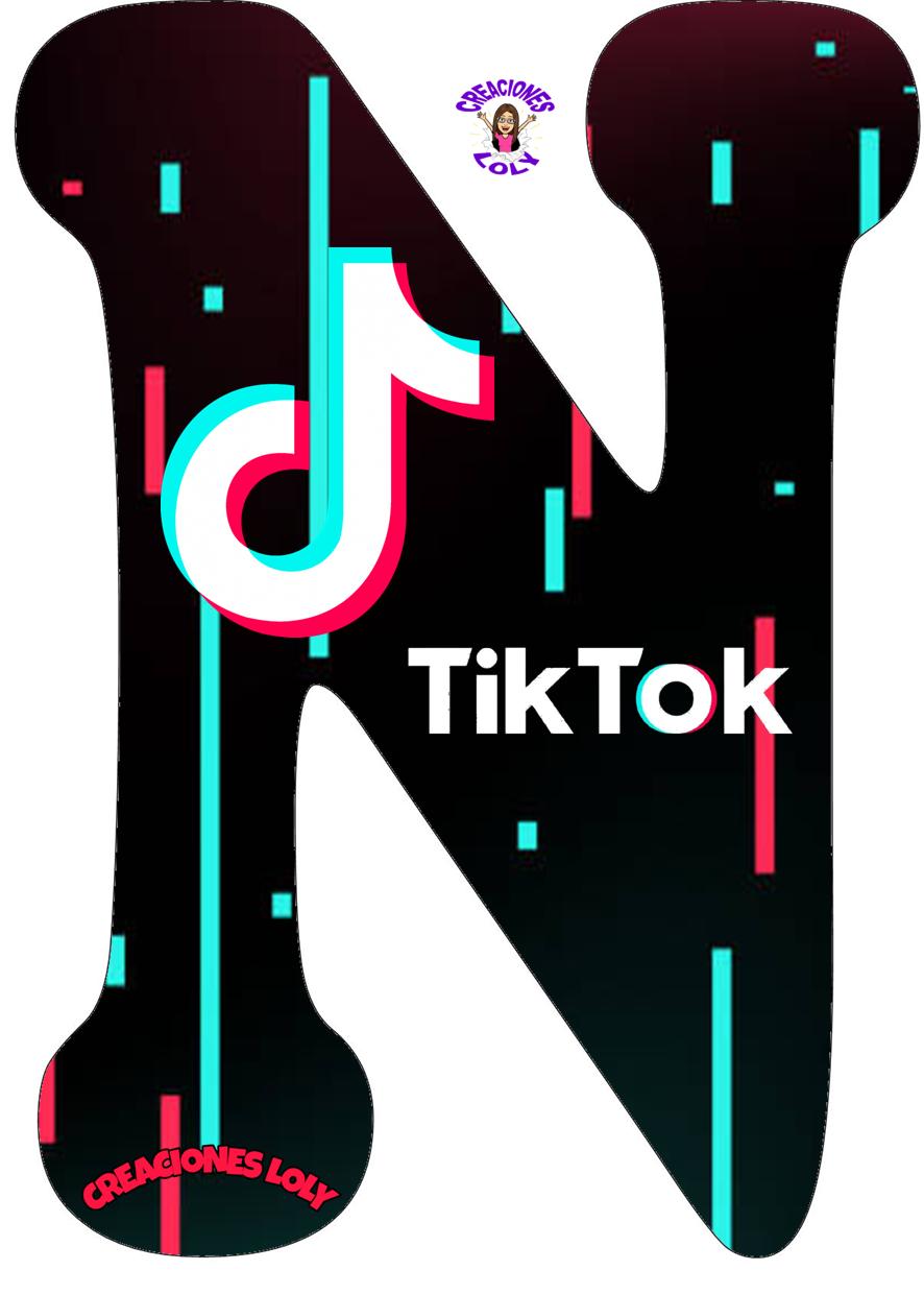 Creaciones Loly: Abecedario Tik Tok