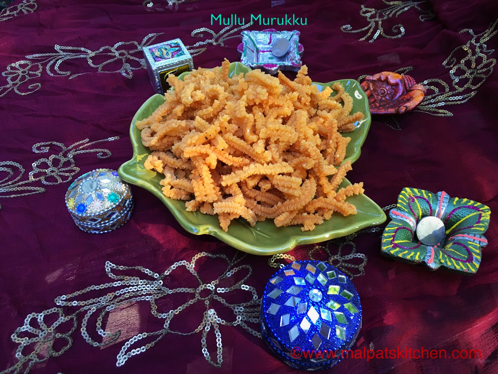 MULLU MURUKKU , how to make spiky, crispy snacks ~ Malpats Kitchen