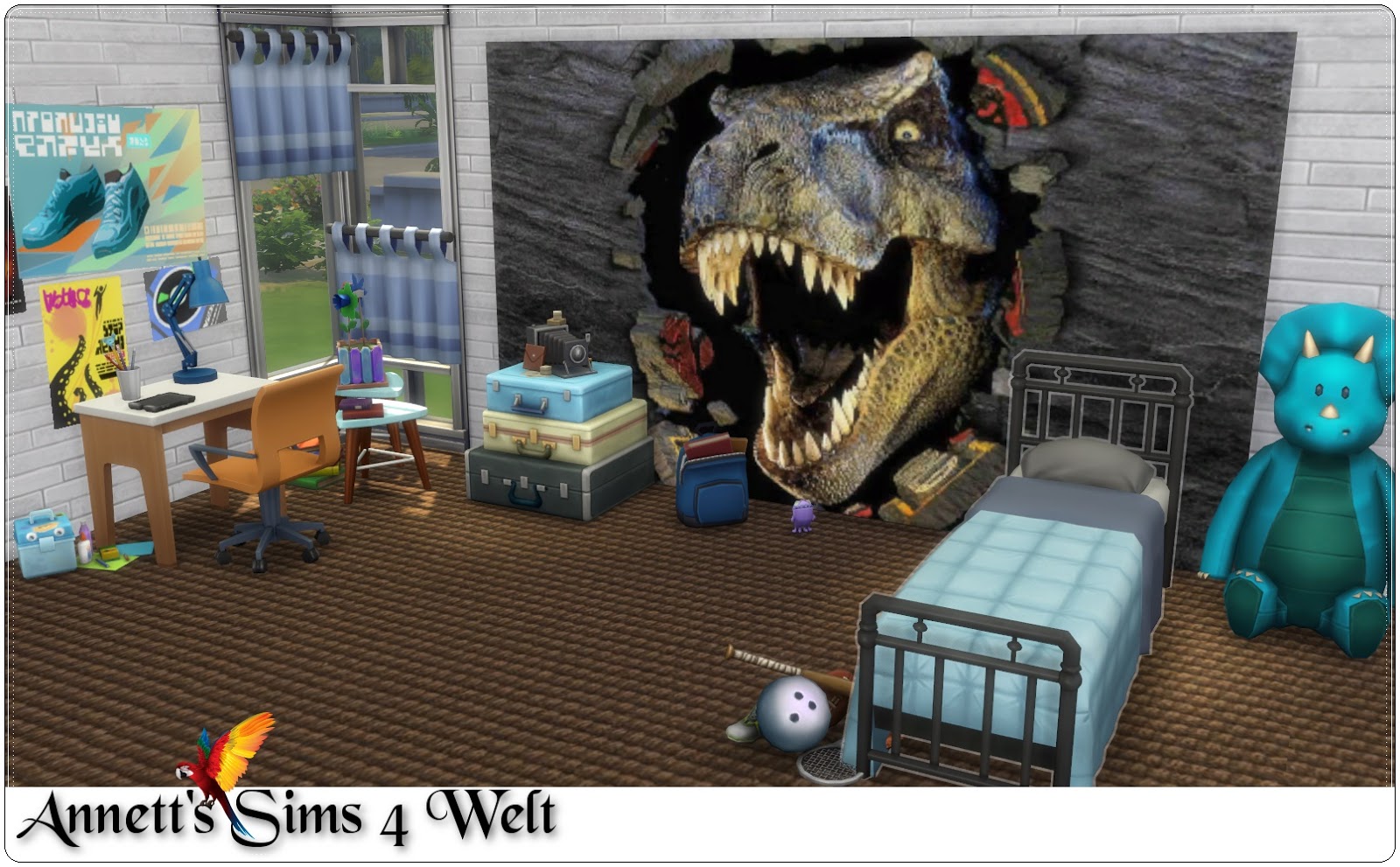 Annett's Sims 4 Welt: Dinosaurs & other Animals Walls