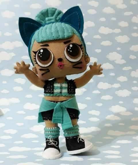 Doll lol cat felt patterns - Ver e Fazer
