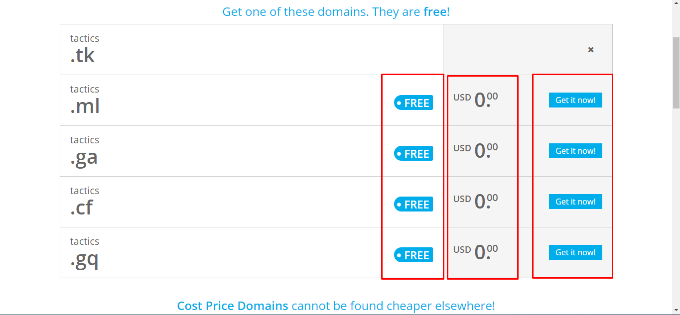 Freenom: A free Domain Name for everyone