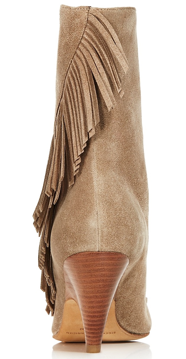 Shoe of the Day | Sigerson Morrison Giliana Suede Fringe Western ...