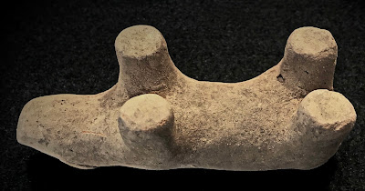 earthenware pig, Early Neolithic period, Xinglongwa Culture, 陶豬, 9.5 cm ...