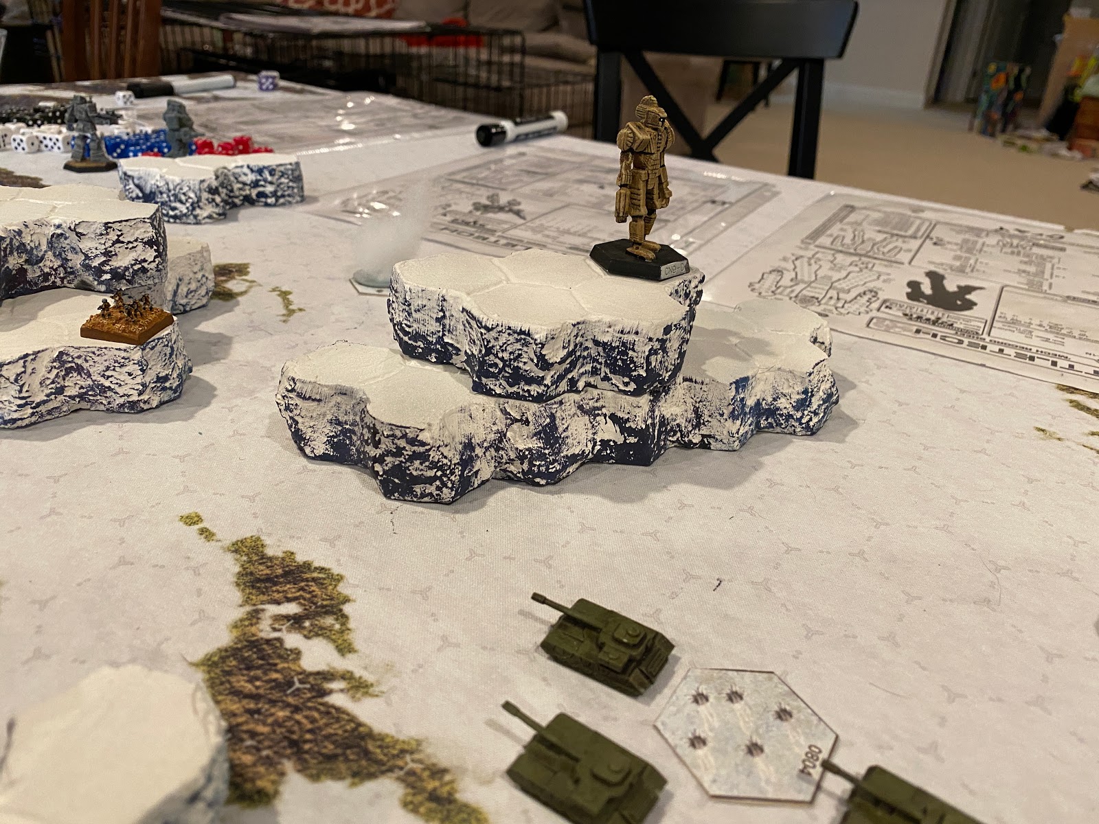 1000 Foot General: Battletech Campaign #8: Across the Misty Ice Fields