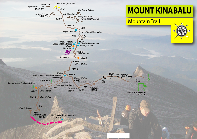 INFORMATION AND PICTURE OF MOUNT KINABALU: Mount Kinabalu