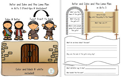 Peter and John Healed the Lame Man | Bible Fun For Kids