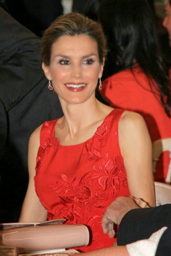 Prince Felipe and Princess Letizia Attend a Dinner in Seville