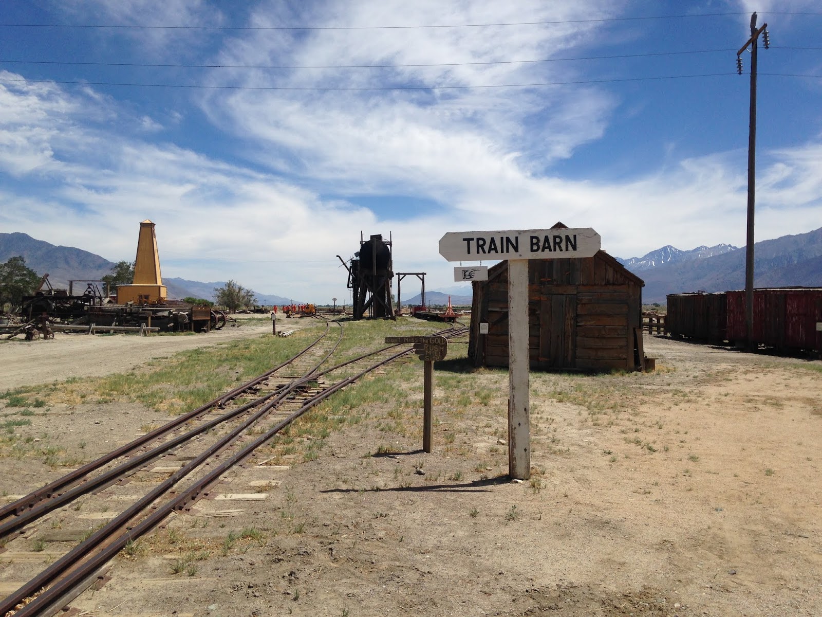 The western end of US Route 6 and Laws Depot on the Carson & Colorado ...