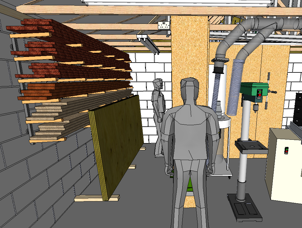 TMc Woodworks: Pesky wood racks