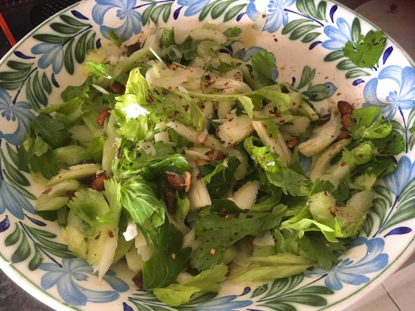 So So Simple Food: Celery Salad with Dates, Almonds and Shaved Parmesan ...