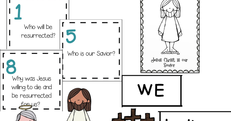 The Cozy Red Cottage: Jesus Christ is our Savior (Primary 2 lesson 41 ...