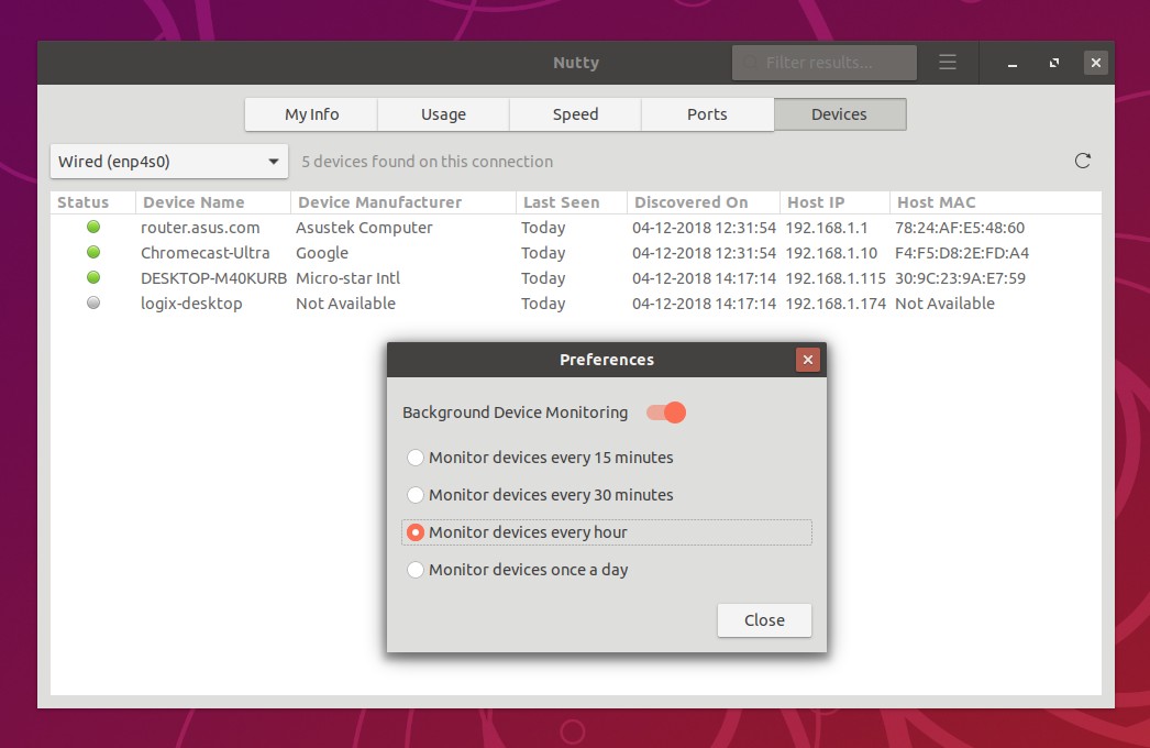 Nutty: GUI Network Monitoring And Information Tool For Ubuntu, Linux ...