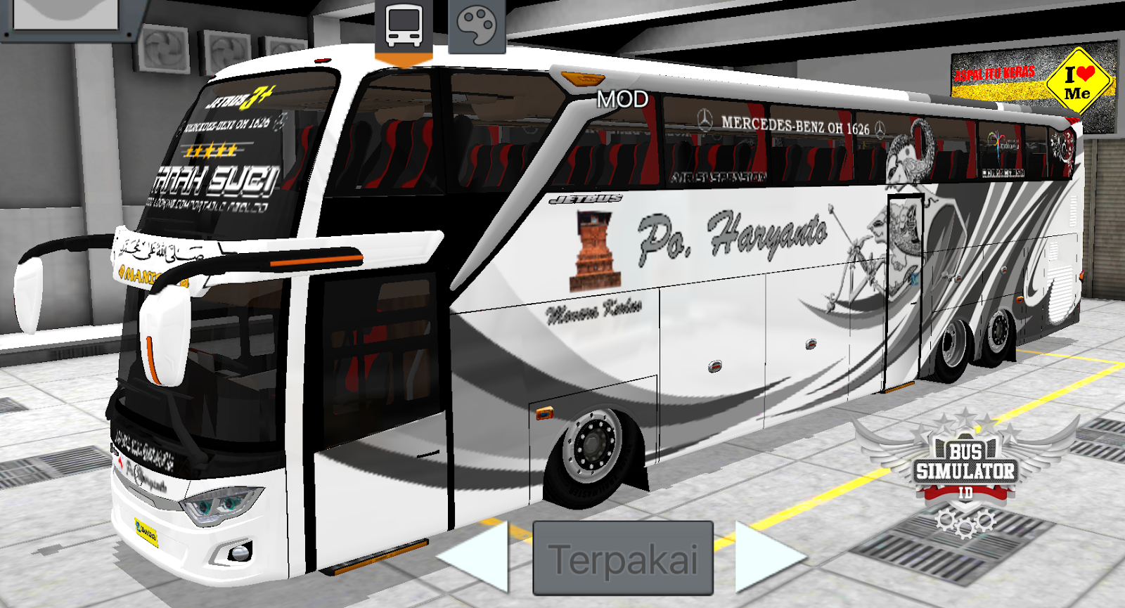 Mod Jetbus 3+ UHD ( Ultra High Deck ) Bussid - Mod Bussid Indonesia