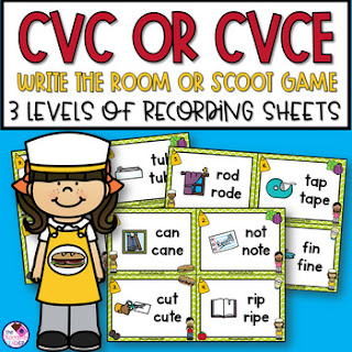 Practicing Phonics with Write the Room