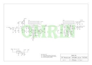 omrin: Skema Radio Penerima FM/ FM Receiver TA7303 TA7343