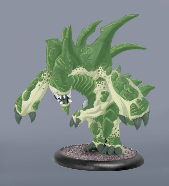 Fat Basilisk: Alternate Legion of Everblight color schemes for Jay
