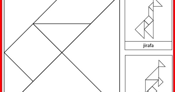 Segundo en el Delibes: Tangram juegos y ficha para imprimir