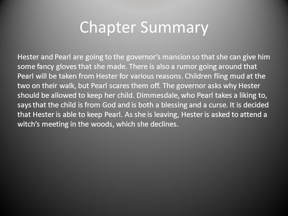 Scarlet Letter Chapter 7 ~ Thankyou Letter