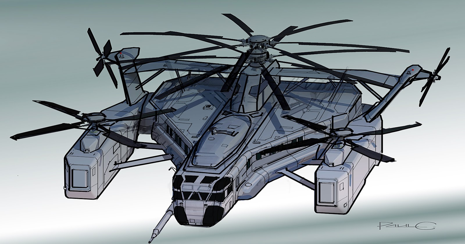 Paul Christopher's Concept Blog: Sikorsky helicopter concept