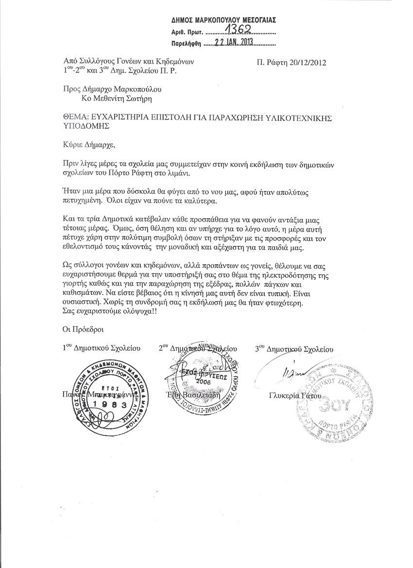 MarkopouloCity: ΕΥΧΑΡΙΣΤΗΡΙΑ ΕΠΙΣΤΟΛΗ ΣΥΛΛΟΓΩΝ ΓΟΝΕΩΝ και ΚΗΔΕΜΟΝΩΝ ΓΙΑ ...