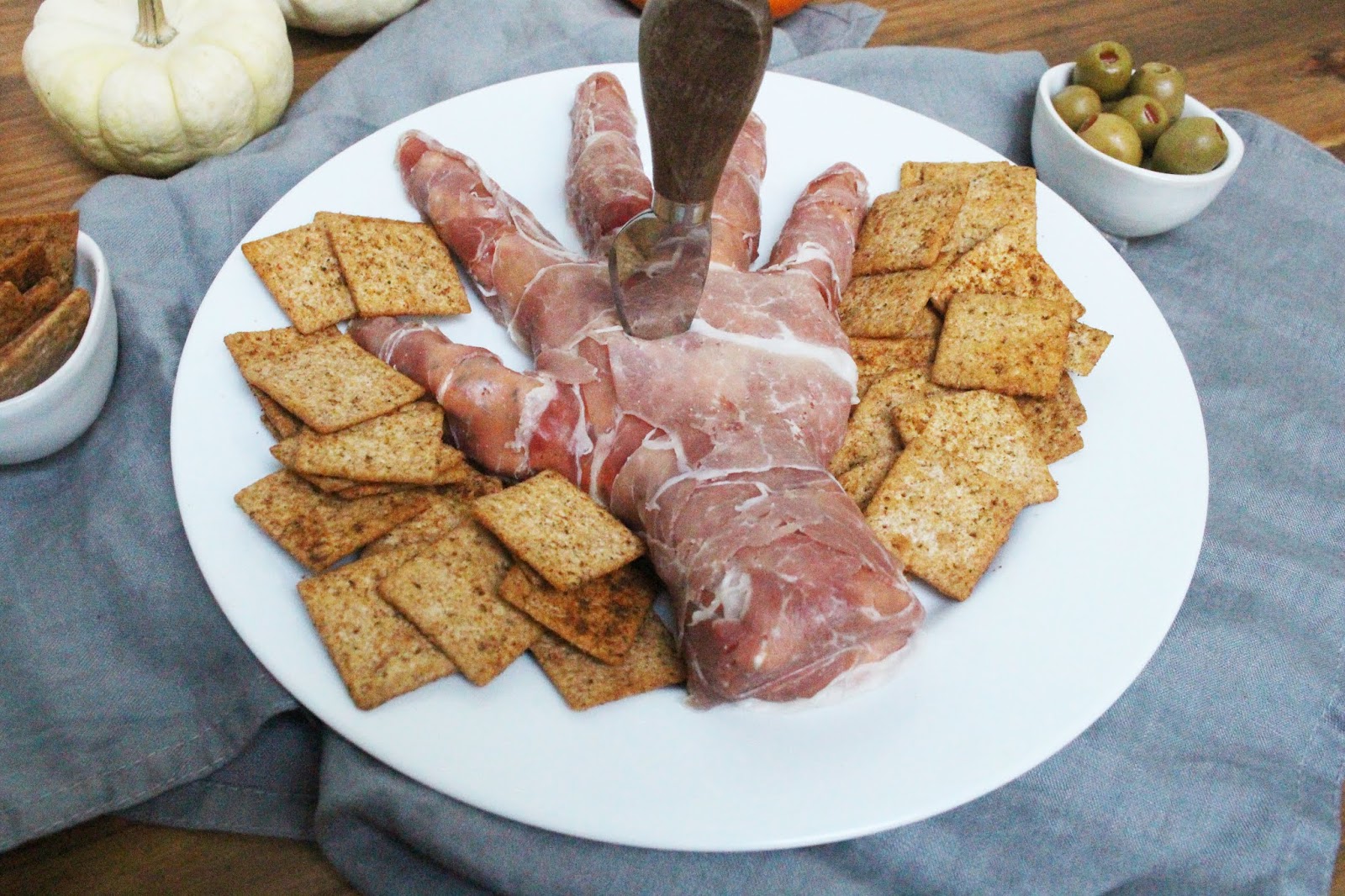 Kylee's Kitchen: Amputated hand appetizer is really a tomato basil and ...