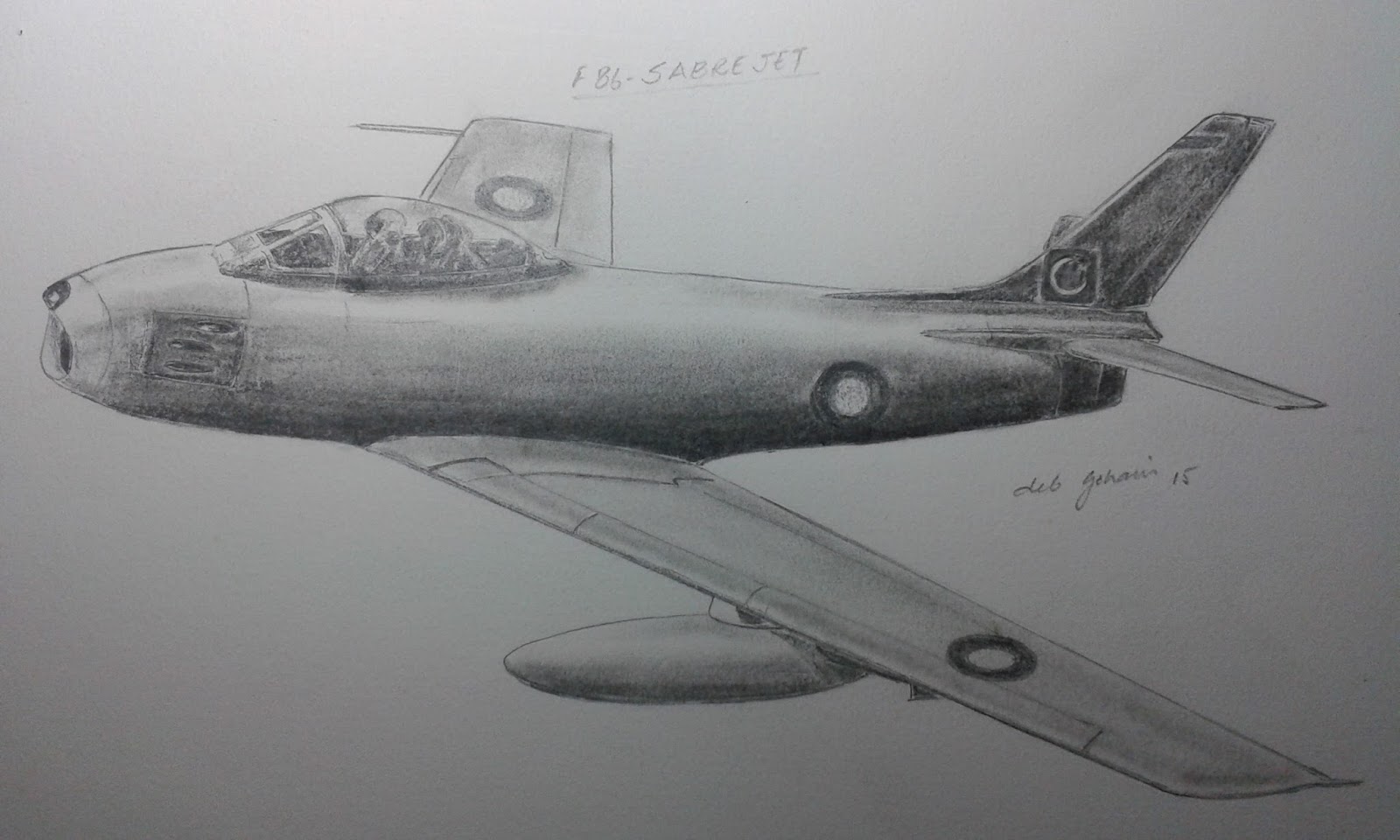 My paintings: My pencil sketches of aircraft