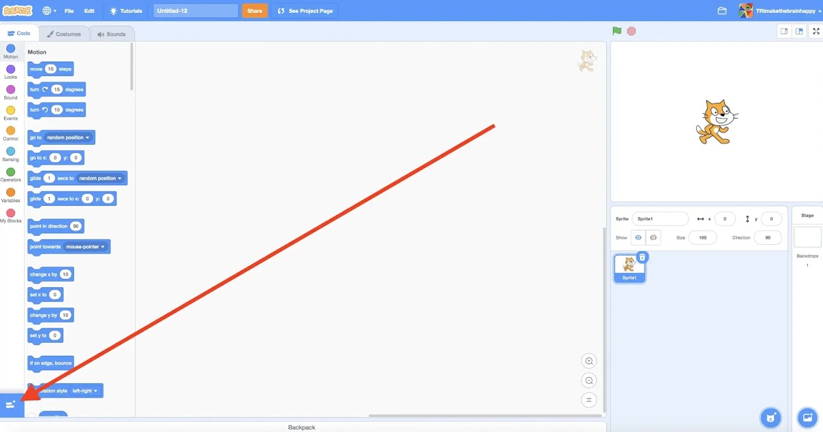 MakeTheBrainHappy: Creating a Drawing Application in Scratch