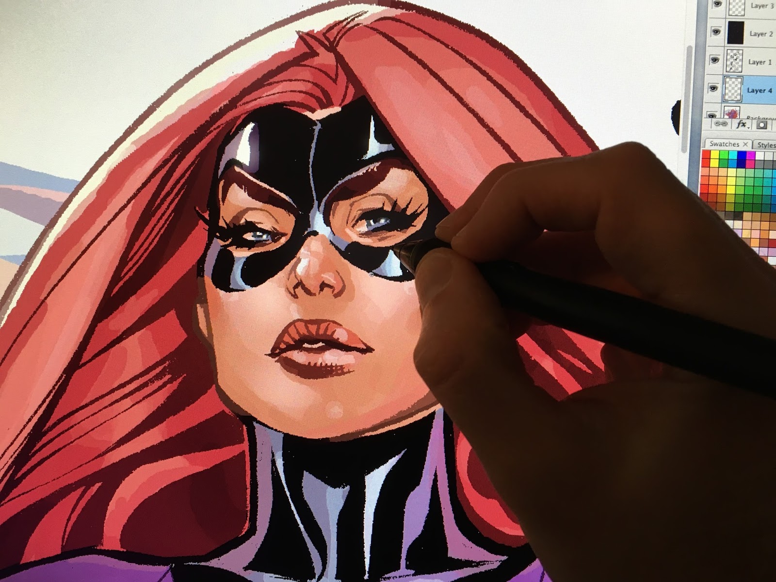 The Bombshellter: Medusa Inhumans Vs X-Men #5 Cover Step by Step Part 3 ... The Bombshellter: Medusa Inhumans Vs X-Men #5 Cover Step by Step Part 3 ...