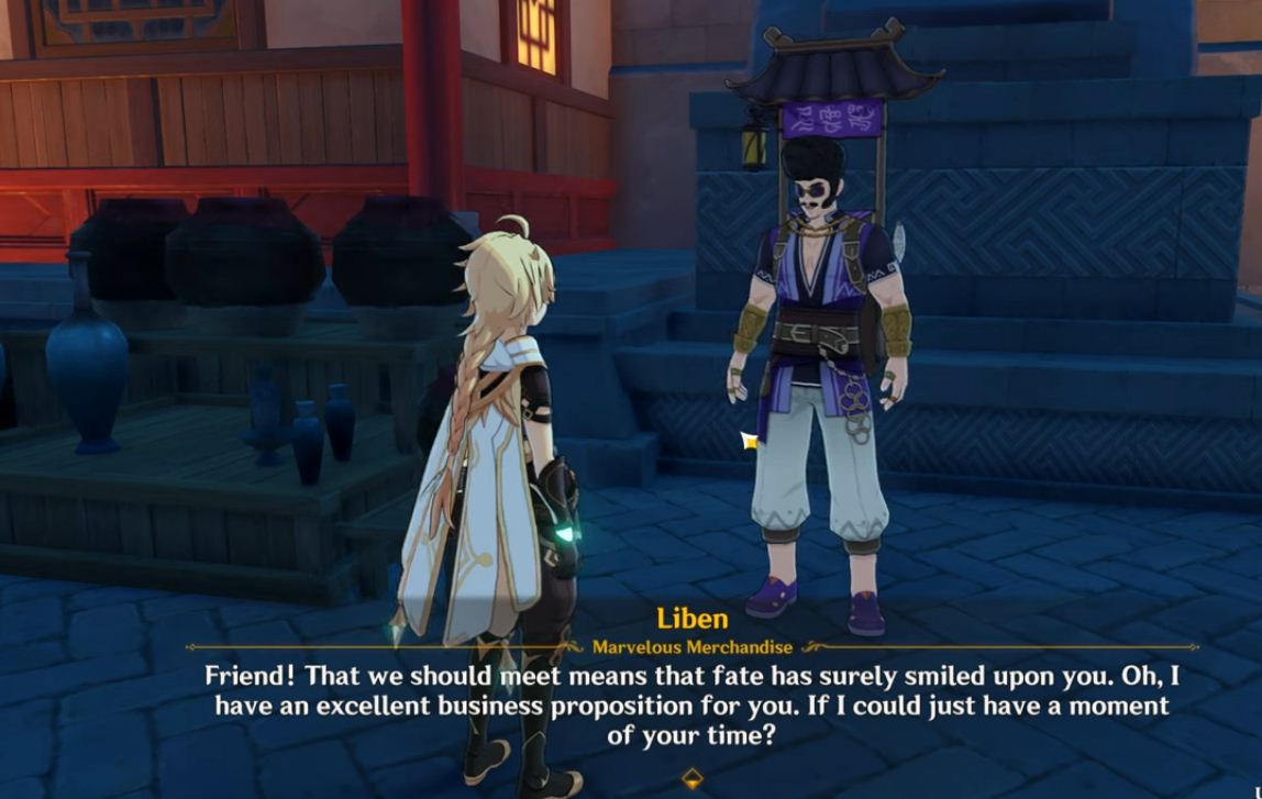 Day 7 - Liben Location Guide: Genshin Impact